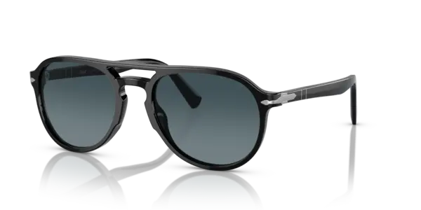 Persol Aviator Acetate Sunglasses - Black