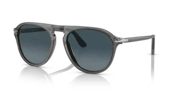 Persol Aviator Sunglasses - Transparent Grey