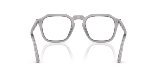 Persol Square Frame Eyeglasses - Transparent Grey