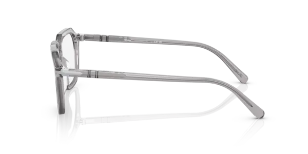 Persol Square Frame Eyeglasses - Transparent Grey