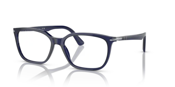Persol Acetate Rectangle Eyeglasses - Cobalto