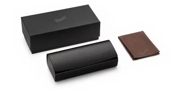 Persol Rectangular Full Rim Eyeglasses - Beige Opal