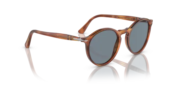 Persol Round Frame Acetate Sunglasses - Bronze