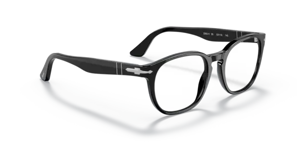 Persol Acetate Phantos Eyeglasses - Black