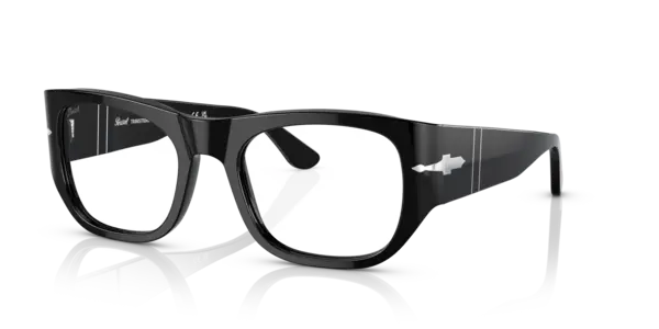 Persol Square Frame Acetate Sunglasses - Black