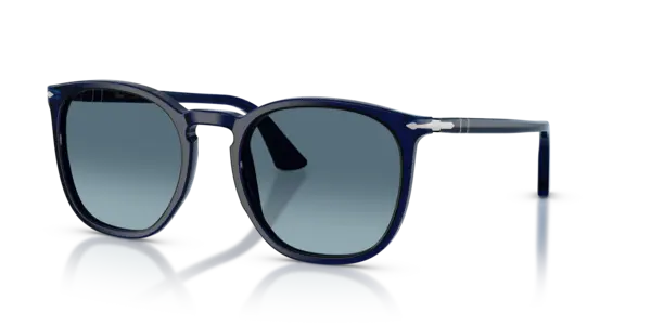 Persol Round Frame Acetate Eyeglasses - Cobalto