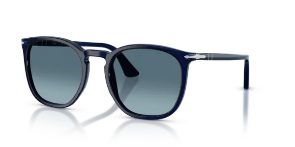 Persol Round Frame Acetate Eyeglasses - Cobalto