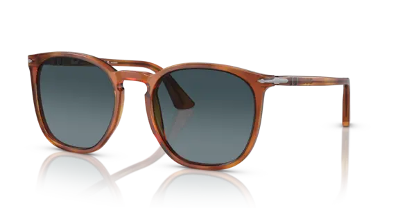 Persol Round Frame Acetate Eyeglasses - Terra Di Siena