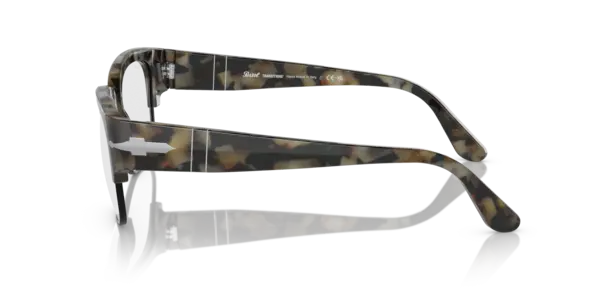 Persol Acetate Eyeglasses With Green Lenses And Tortoiseshell Frame - Brown Tortoise