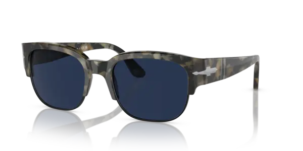 Persol Acetate Eyeglasses With Green Lenses And Tortoiseshell Frame - Brown Tortoise