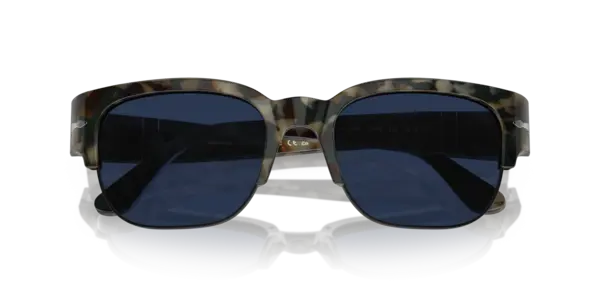 Persol Acetate Eyeglasses With Green Lenses And Tortoiseshell Frame - Brown Tortoise