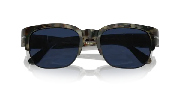 Persol Acetate Eyeglasses With Green Lenses And Tortoiseshell Frame - Brown Tortoise