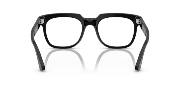 Persol Full Rim Acetate Eyeglasses - Black