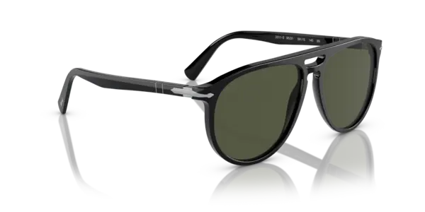 Persol Aviator Sunglasses With Acetate Frame And Barberini Lenses