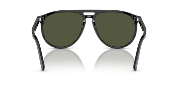 Persol Aviator Sunglasses With Acetate Frame And Barberini Lenses