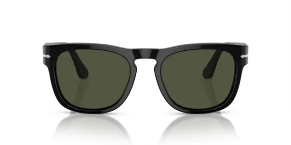 Persol Rectangular Acetate Eyeglasses - Black