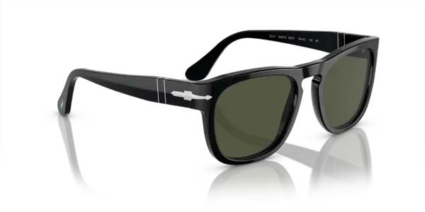 Persol Rectangular Acetate Eyeglasses - Black