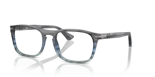 Persol Eyeglasses - Striped Grey