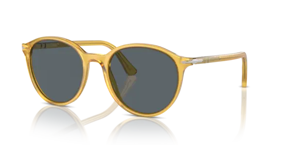 Persol Round Frame Acetate Sunglasses - Miele