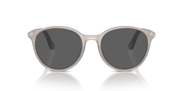 Persol Acetate Sunglasses With Polarized Green Lenses - Opal Grey
