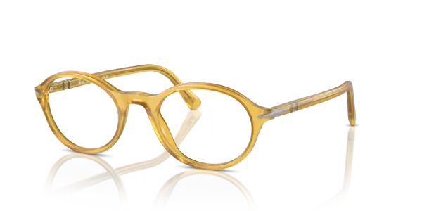 Persol Round Frame Acetate Eyeglasses - Miele