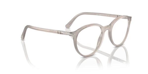 Persol Rectangular Acetate Eyeglasses - Opal Grey