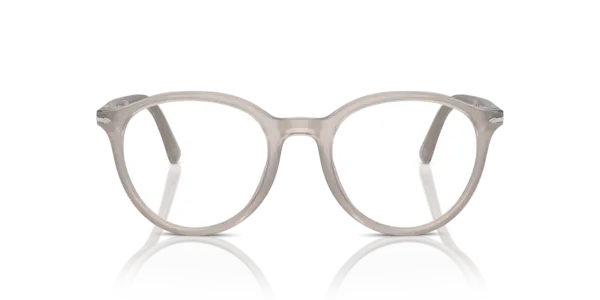 Persol Rectangular Acetate Eyeglasses - Opal Grey