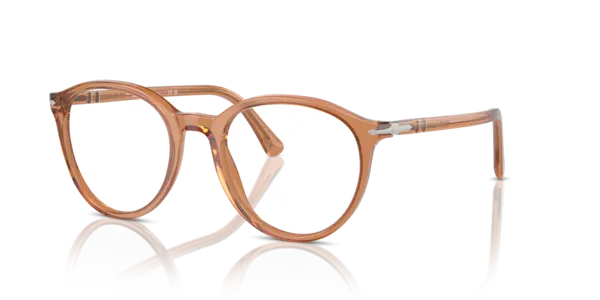 Persol Acetate Eyeglasses - Transparent Brown