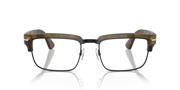 Persol Rectangular Full Rim Eyeglasses - Caffe
