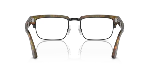 Persol Rectangular Full Rim Eyeglasses - Caffe