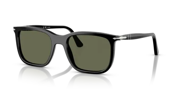 Persol Rectangular Acetate Sunglasses - Black