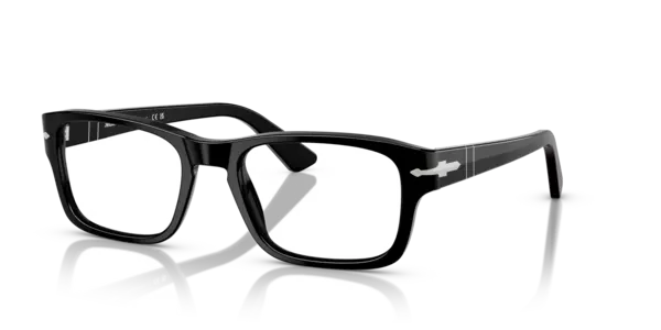 Persol Rectangle Eyeglasses - Black