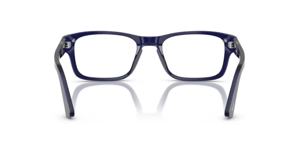 Persol Full Rim Acetate Rectangle Eyeglasses - Cobalto