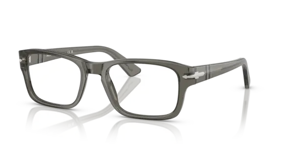 Persol Full Rim Acetate Eyeglasses - Smoke