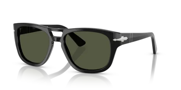 Persol Acetate Sunglasses With Double Bridge - Black