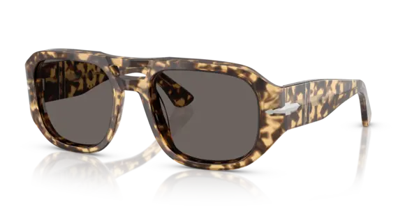 Persol Acetate Aviator Sunglasses With Tortoiseshell Pattern - Brown,beige Tortoise