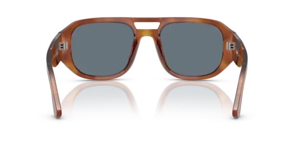 Persol Acetate Aviator Sunglasses With Tortoiseshell Pattern - Terra Di Siena