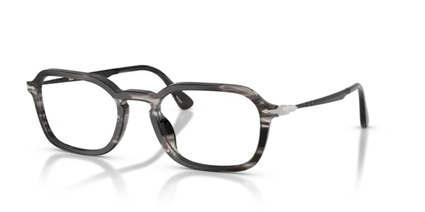 Persol Acetate Full Rim Eyeglasses - Black