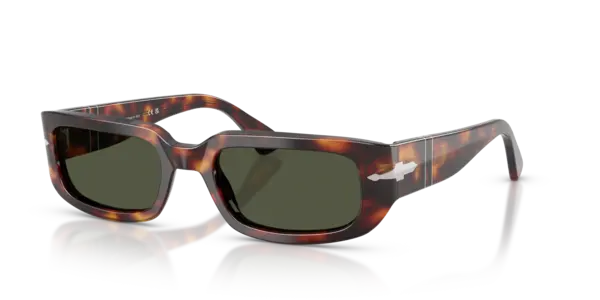 Persol Rectangular Acetate Sunglasses - Havana