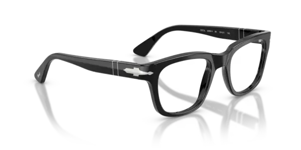 Persol Square Frame Eyeglasses - Black