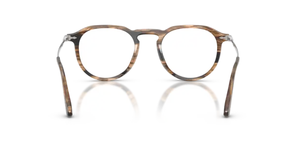 Persol Acetate Full Rim Eyeglasses - Gunmetal