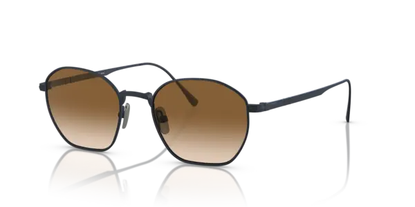 Persol Hexagonal Titanium Sunglasses - Brusched Navy