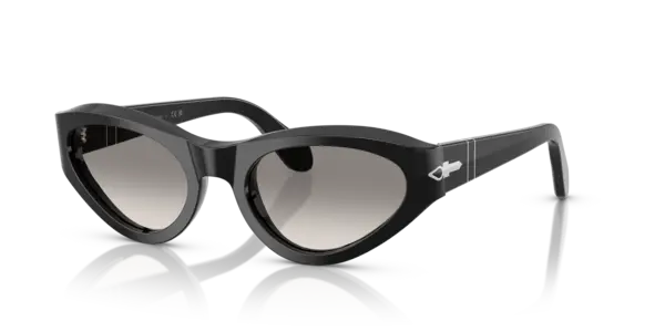 Persol Oval Cat Eye Sunglasses - Black
