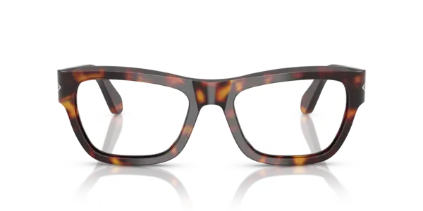 Persol Full Rim Acetate Eyeglasses - Havana