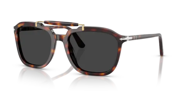Persol Square Frame Sunglasses - Havana