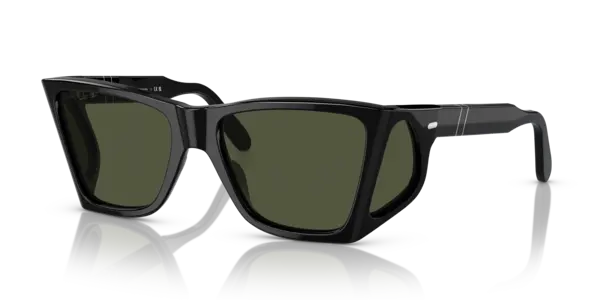 Persol Full Rim Acetate Sunglasses - Black