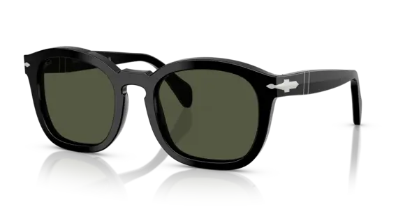Persol Acetate Full Rim Sunglasses - Black