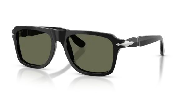 Persol Rectangular Acetate Sunglasses - Black