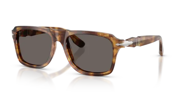 Persol Rectangular Acetate Sunglasses - Milky Yellow Havana