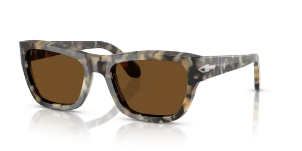 Persol Oversized Oval Sunglasses - Brown Tortoise
